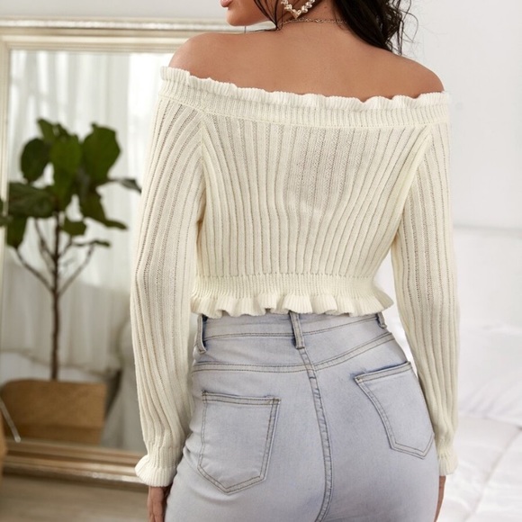 Sweaters | Off The Shoulder Sweater Top | Poshmark